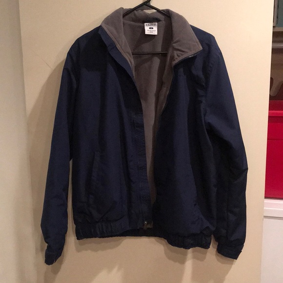 Magellan Outdoors | Jackets & Coats | Navy Blue And Grey Wind Jacket ...